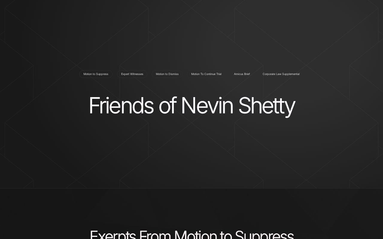 Friends of Nevin Shetty